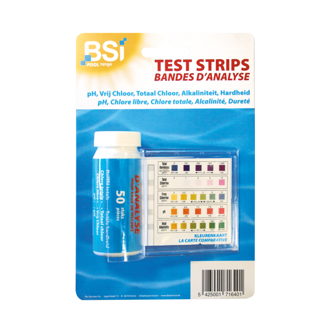 BSI Pool Teststrips 50 stuks — Aquariumplantenshop