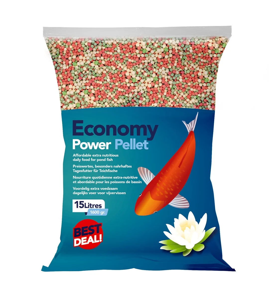 Ecomony Power Pellet - Pond Fish Food — Aquariumplantenshop