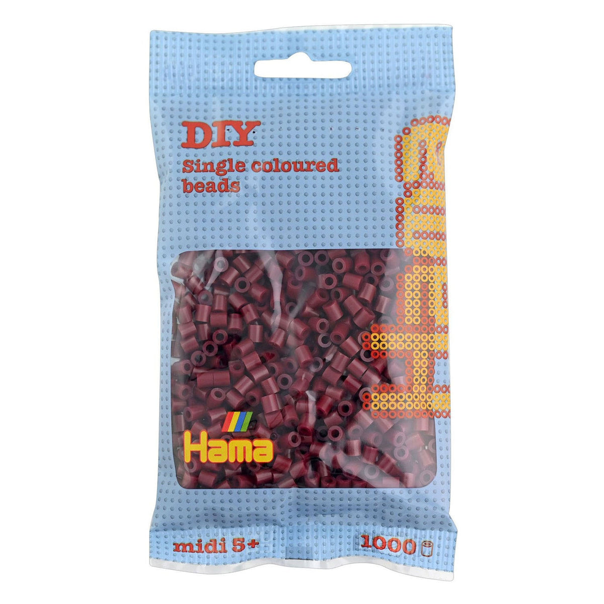 Hama Strijkkralen - Bordeaux Rood (030) 1000st — Aquariumplantenshop