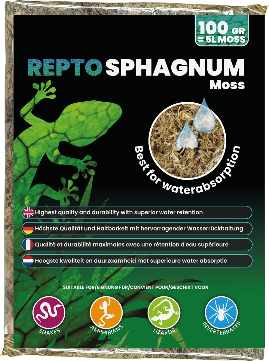 Repto Sphagnum Moss | Veenmos voor Vochtige Terrariums ...