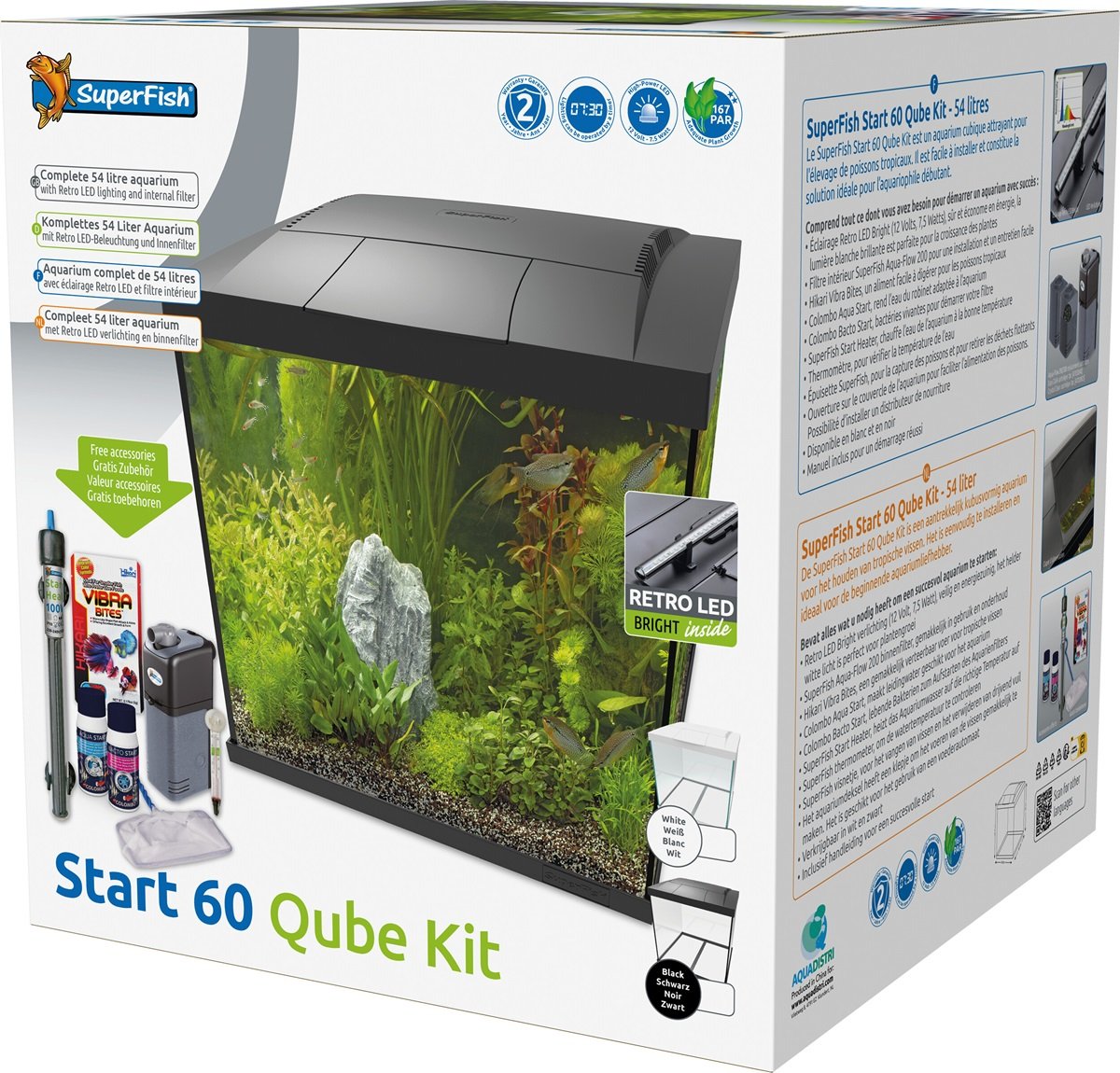 SuperFish Start Qube Kit — Aquariumplantenshop