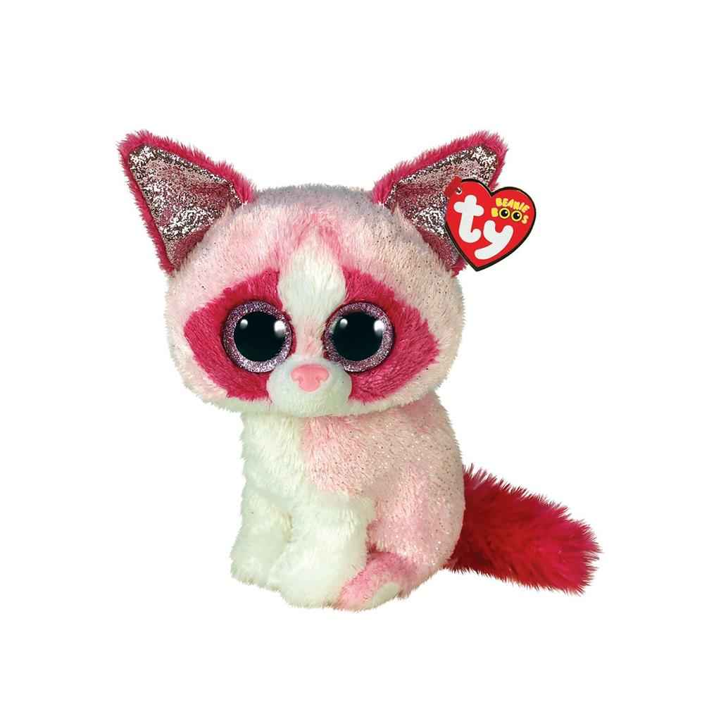 Ty Beanie Boo's Pink Mia Cat 15 cm - Pluche Knuffelshop ...